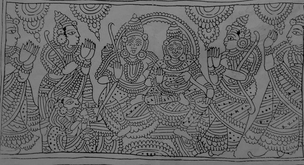 ARTY CRAFTY: MADHUBANI PAINTING-Pattern