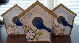 Paper Compulsions: birdhouse card