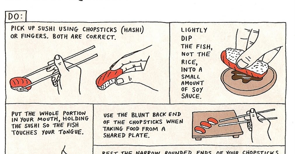 The Info Spot: How to Eat Sushi with Proper Etiquette [Infographic]