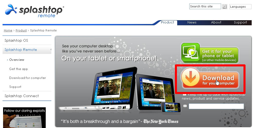 Windows PC、MacなどをAndroid端末から手軽にリモート操作できるアプリ「Splashtop Remote Desktop」 | GAPSIS