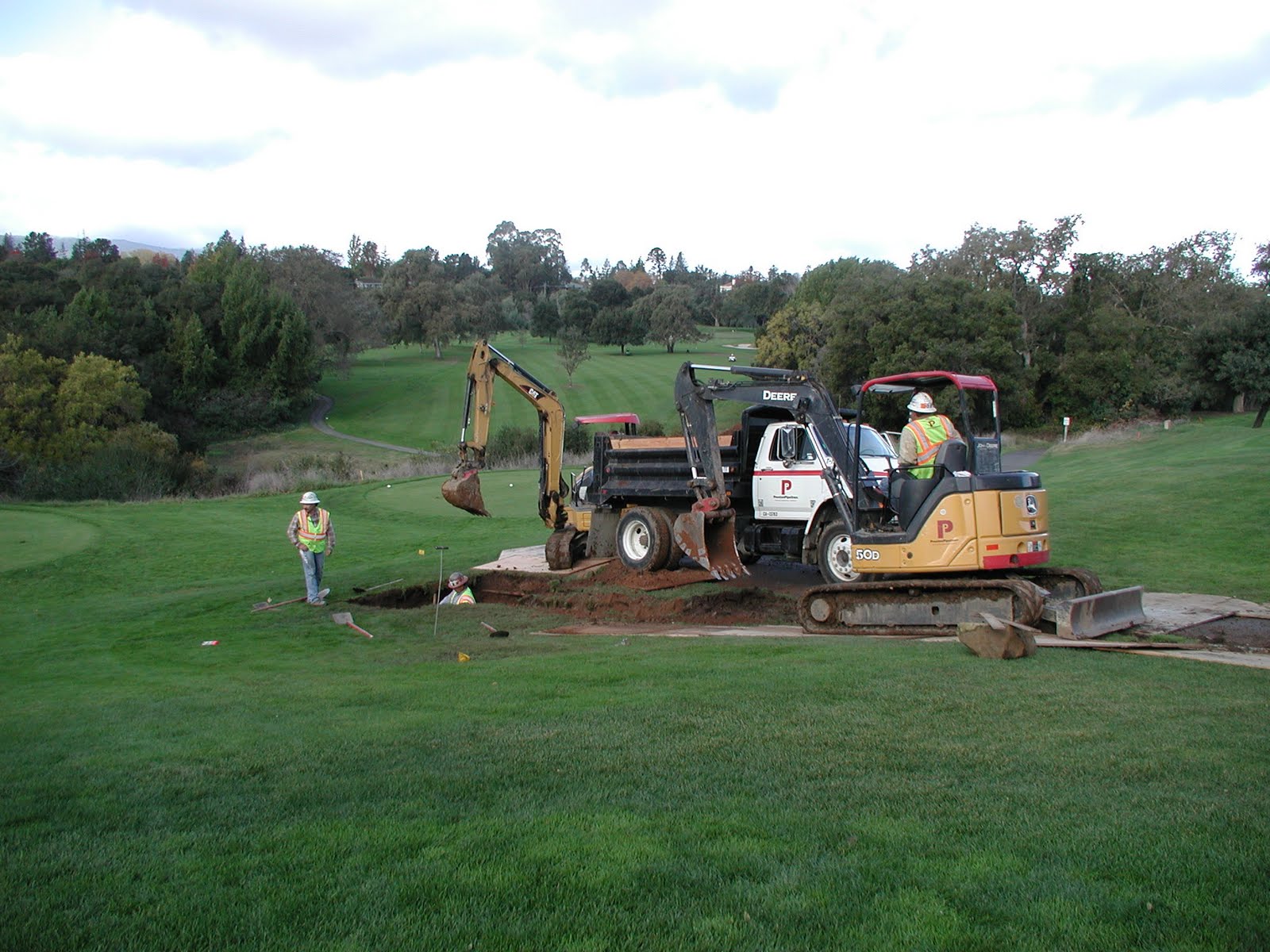 Stanford Golf Course Superintendent's Blog: Images From Pipeline Work ...