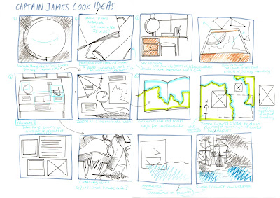 PROJECT 3: Captain Cook and Guy Fawkes Ideas and Storyboards