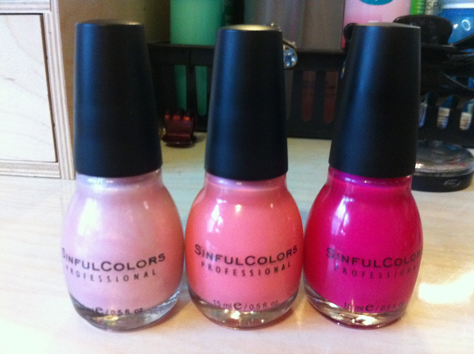 Cutiegingerbread: Sinful Colors Pretty In Pink Collection Swatches
