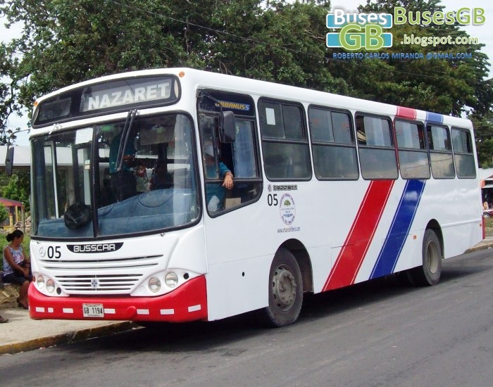 Autobuses Guanacaste Costa Rica: Urbanos en Liberia