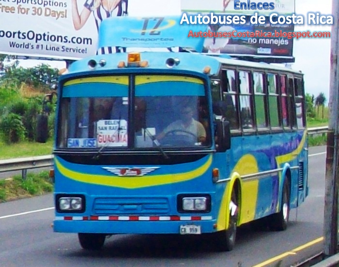 Enlaces Autobuses de Costa Rica: Autobús Hino Coopesa