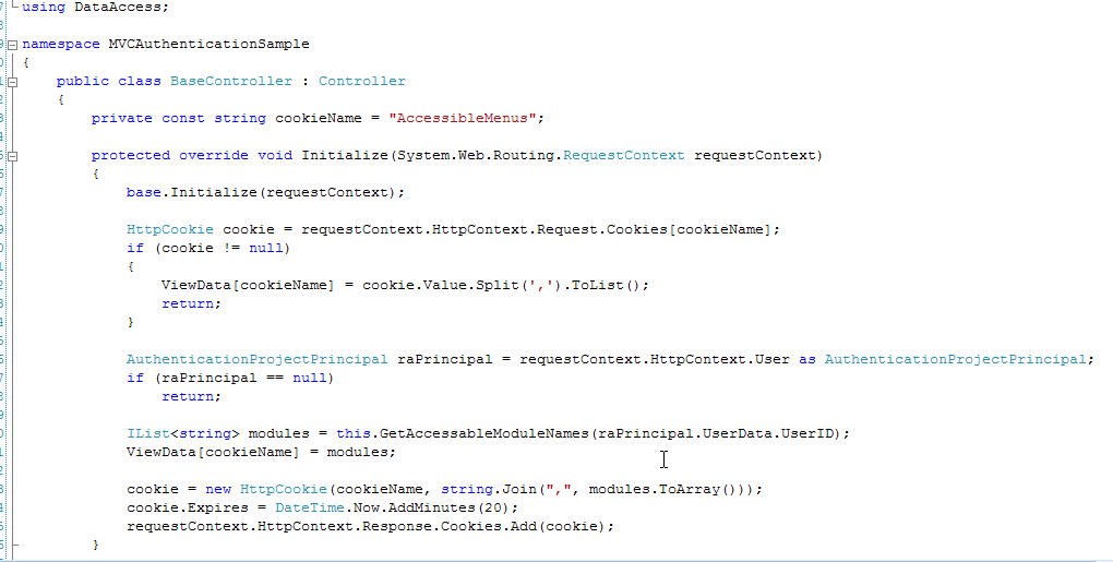 Professional .NET Articles: MVC Custom authorization (part 2) Professional .NET Articles: MVC Custom authorization (part 2)