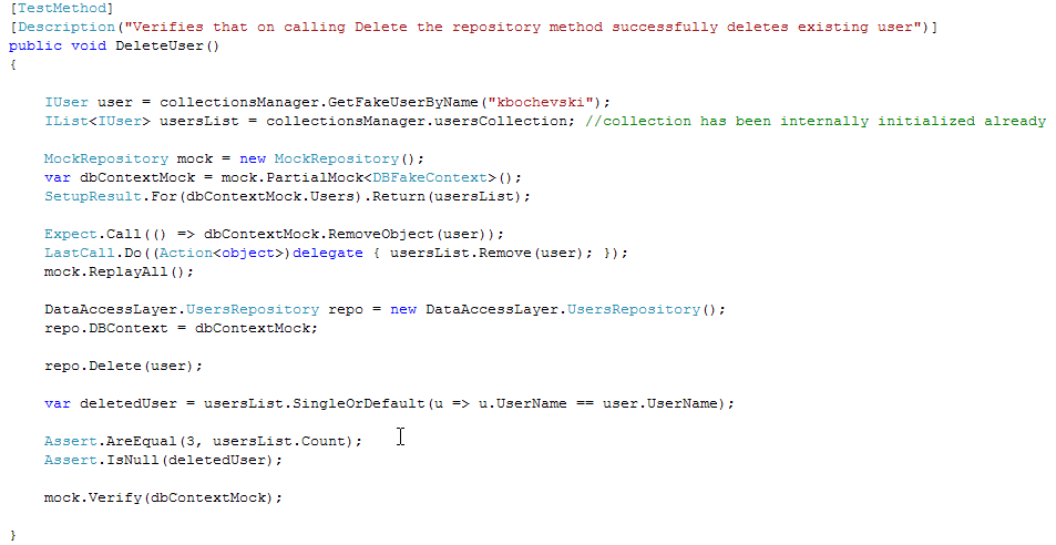 Professional .NET Articles: Unit testing MVC.Net