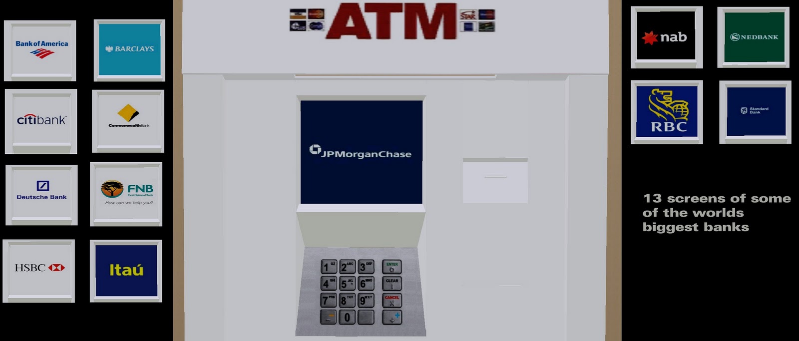 Simming in Magnificent Style: 13 ATM screens