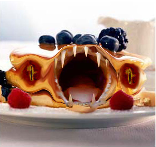 Matt's Computer Art: Demon Pancake