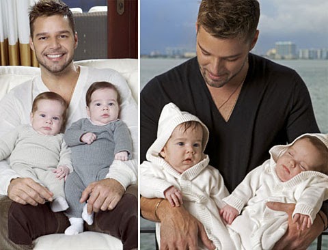Ricky Martin viaja com os filhos gêmeos em turnê ~ Portal 80