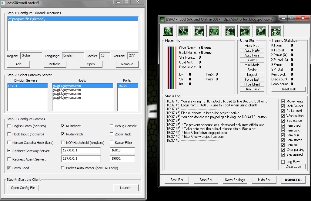 SUPERCLAN: iBOT+EdxSilkroadLoader5
