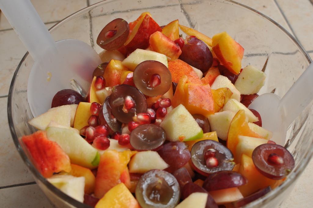 Géraldine en cuisine: Salade aux 5 fruits