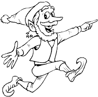 Imagini, desene, planse de colorat cu elfi