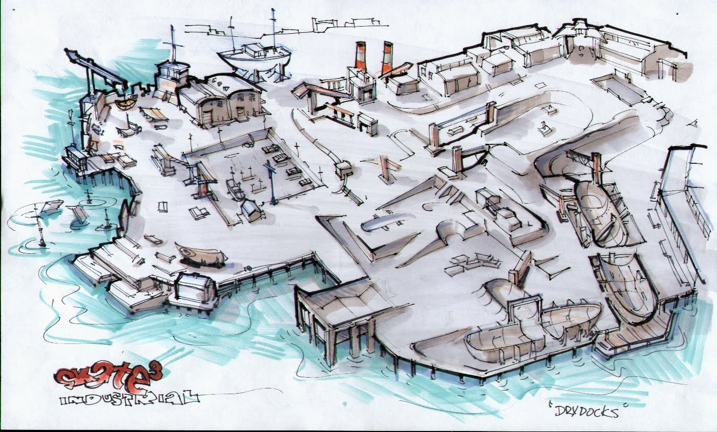 Tom Johnson Concept Art & Design: Open World Layouts and Design