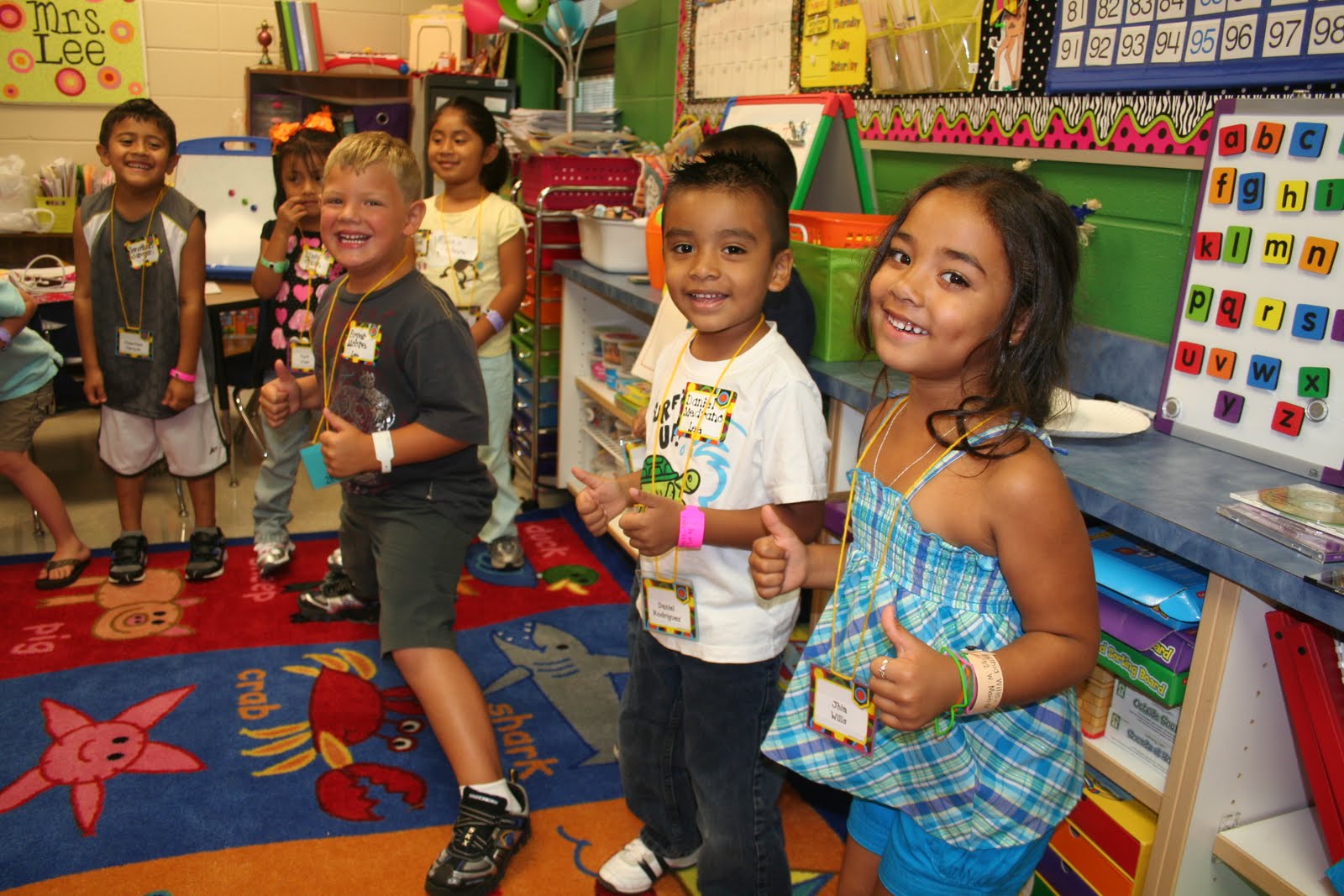 Mrs. Lee's Kindergarten: 1st Day of Kindergarten 2010-2011
