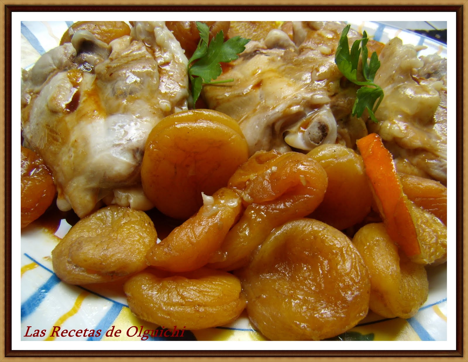 POLLO CON OREJONES Y NARANJA AL COÑAC (CHEF2000TI) ~ LAS RECETAS DE ...