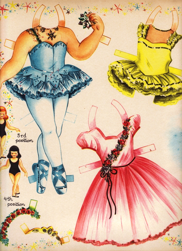 ☆Sharon's Sunlit Memories☆: Little Ballerina Paper Dolls
