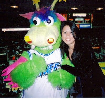 NBA Basketball Mascots: Orlando Magic Stuff the Magic Dragon Pictures