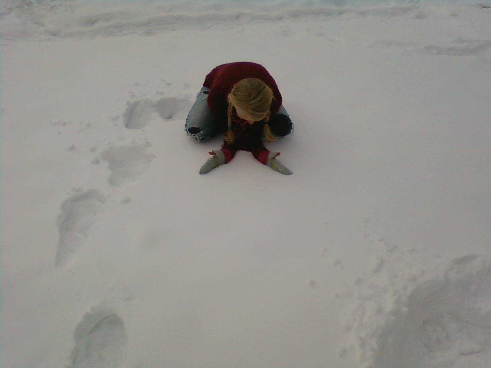 itwalkedonmypillow: snow angles