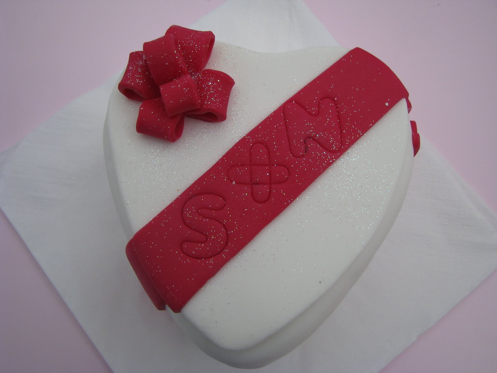 os bolos da Sandra Lu: Bolo para dia de São Valentin