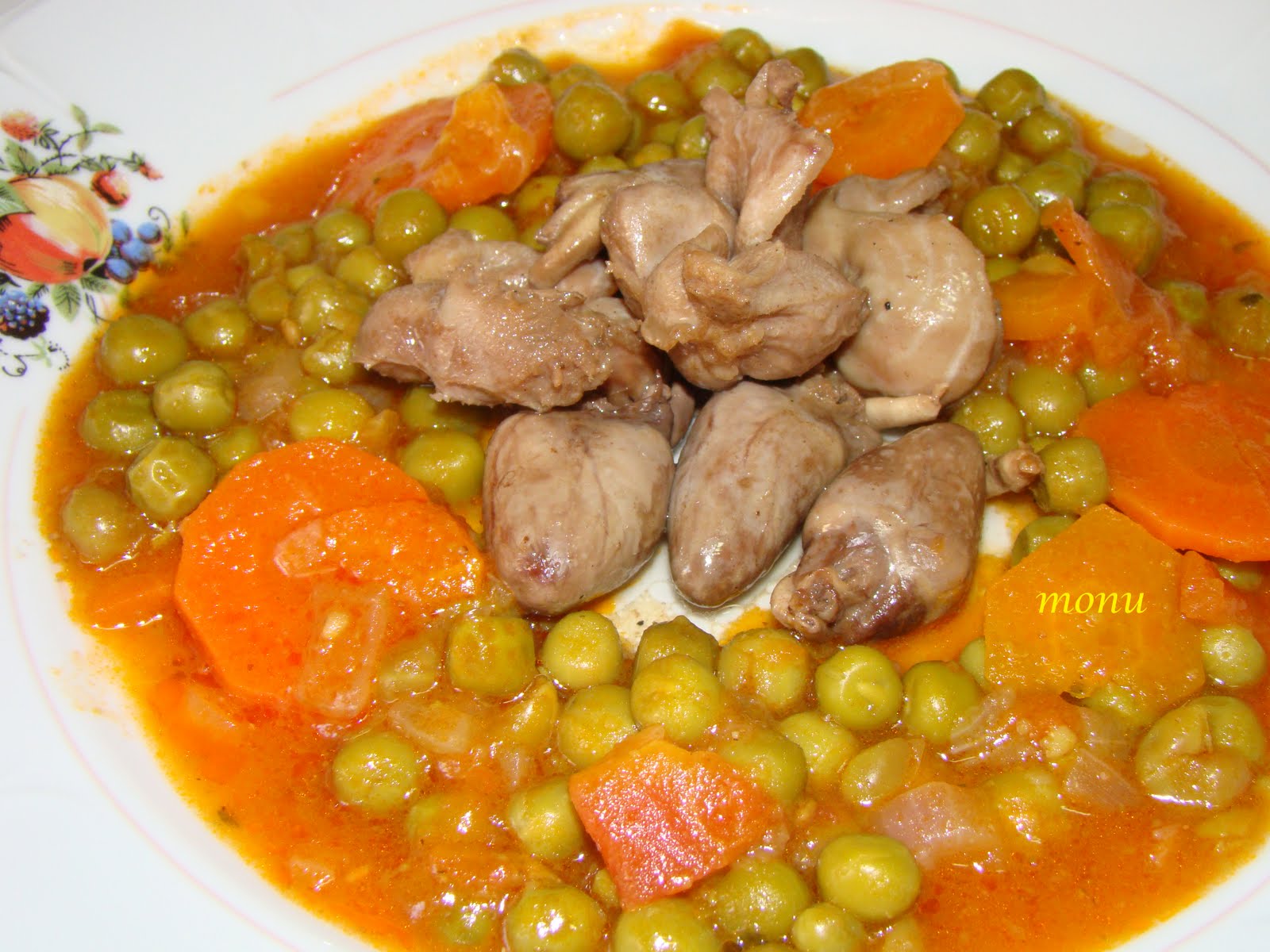 Bizarii's world: Mazăre cu inimi şi pipote de pui