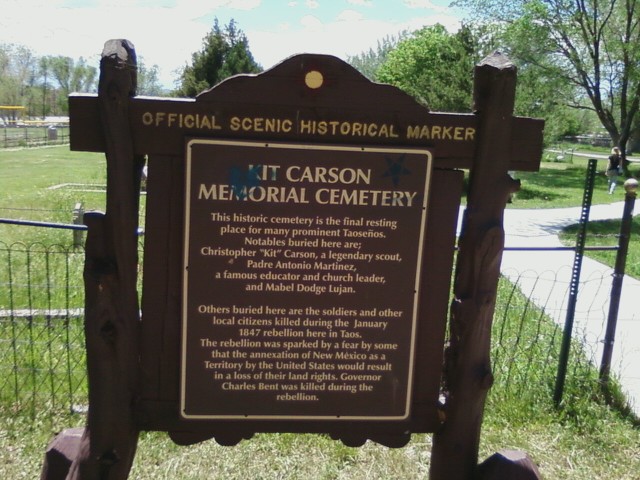 Socorro and the Beyond Graveyard Rabbit: Photos from the Kit Carson ...