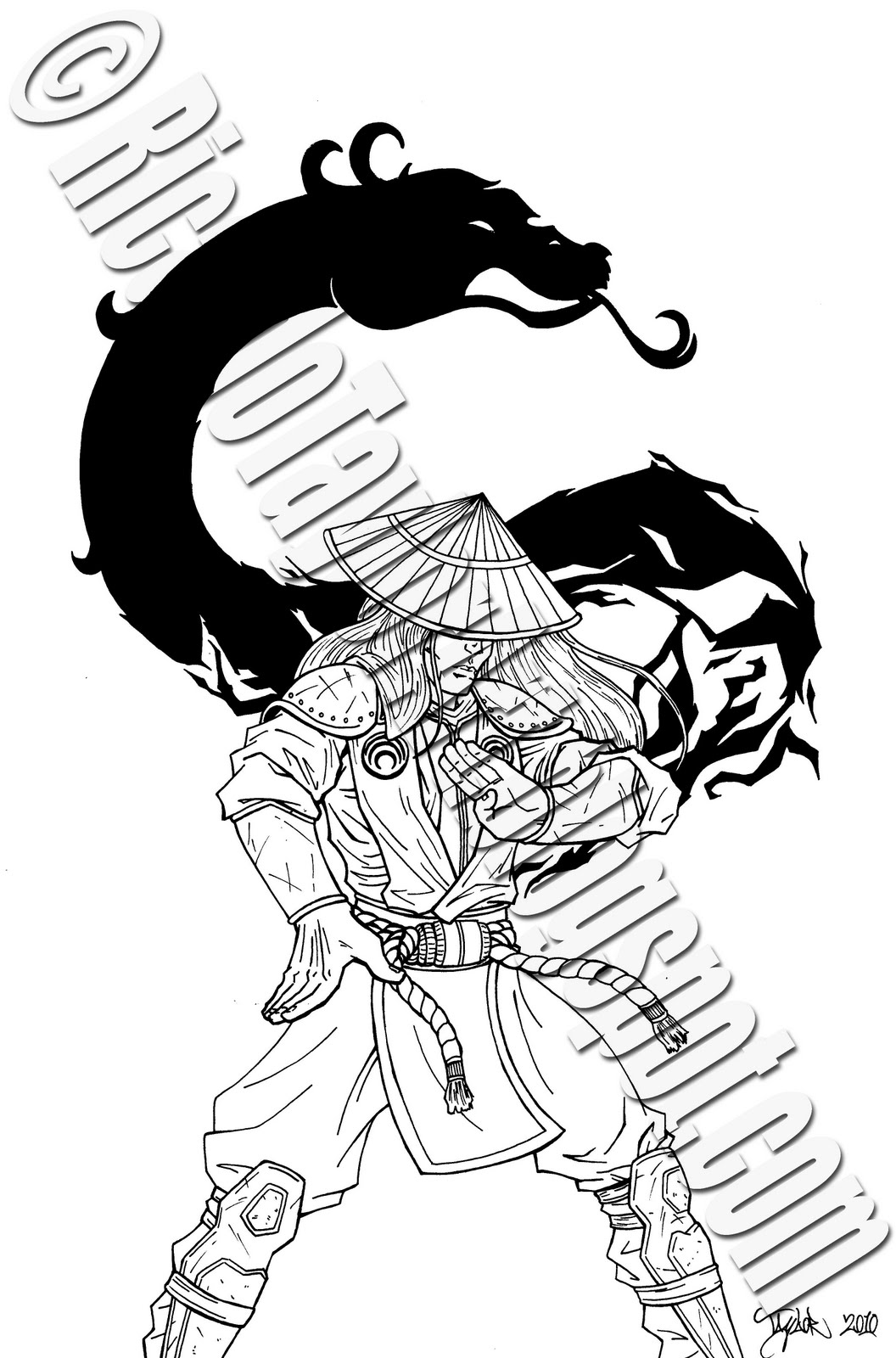 Ricardo Taylor Art: Mortal Kombat: Raiden (Inks)