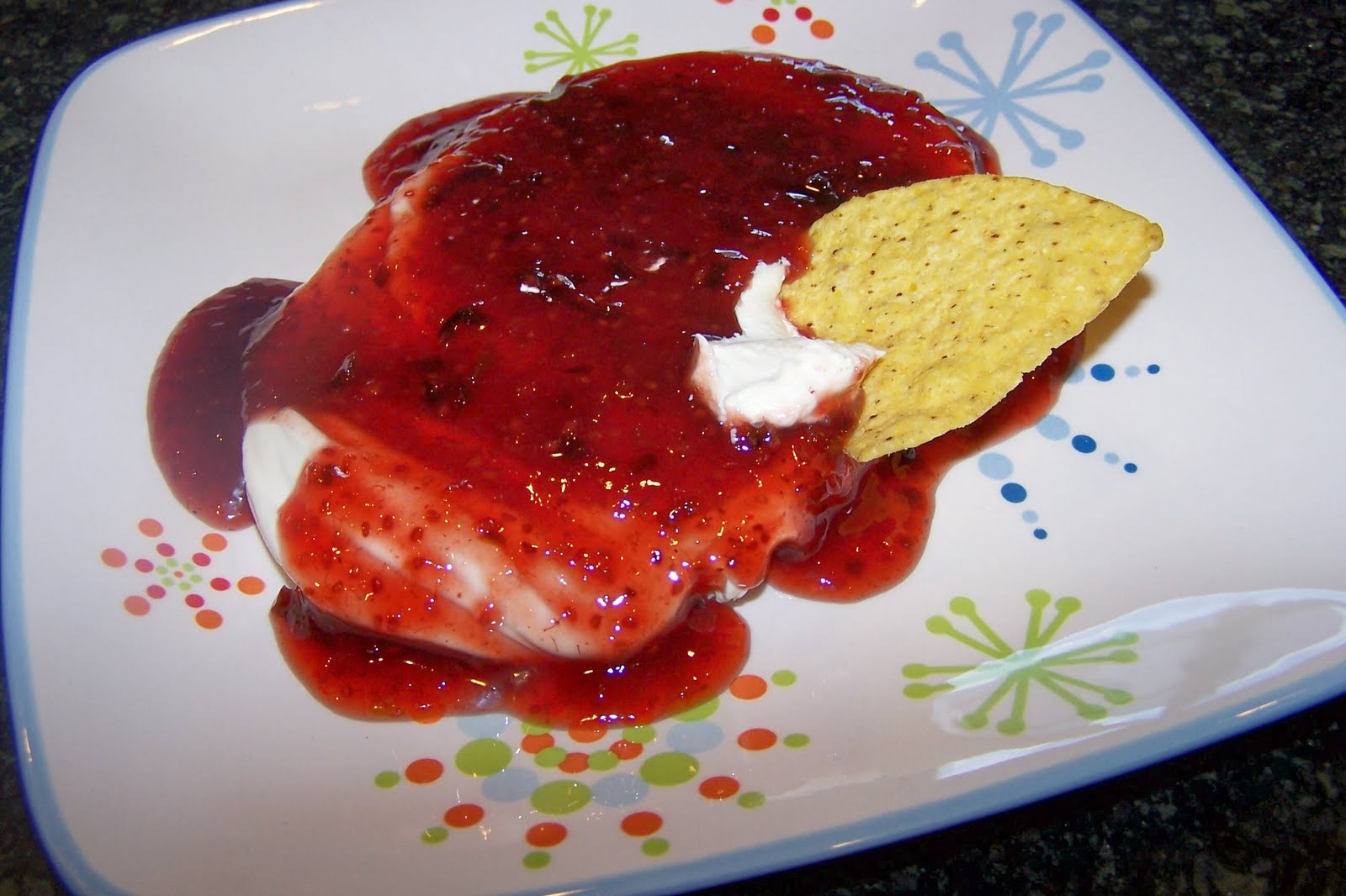 Breaking the Recipe Rut: Roasted Raspberry Chipotle Dip