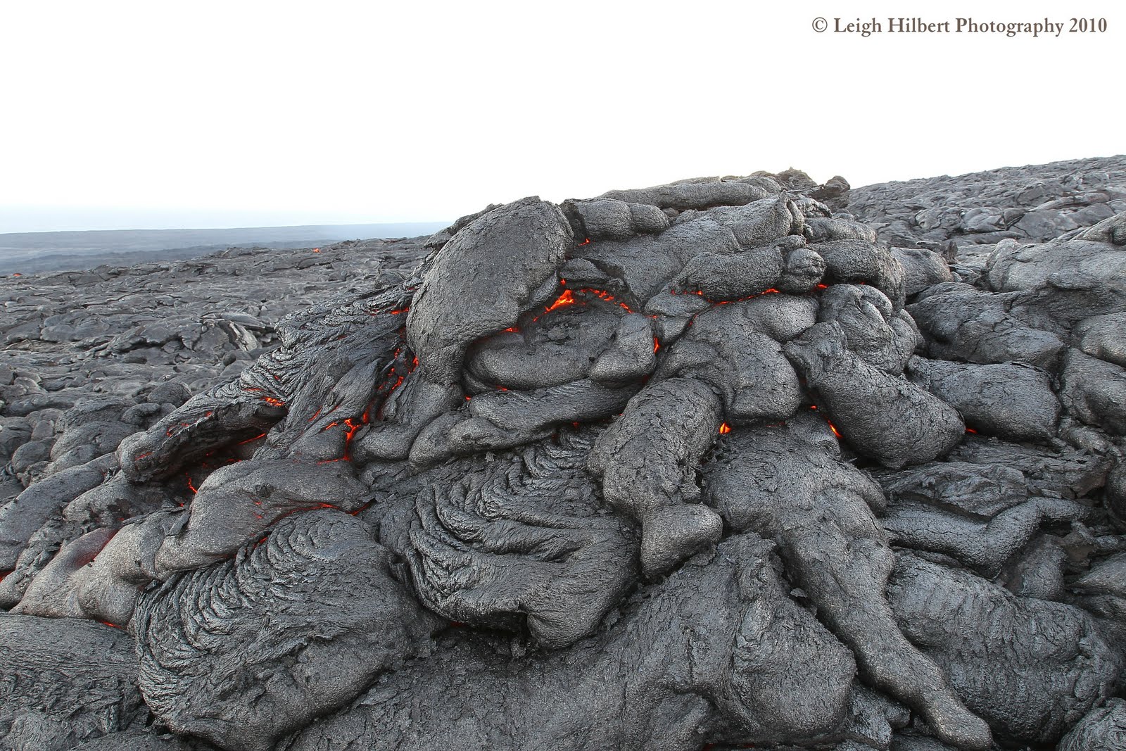 HAWAIIAN LAVA DAILY: Molten lava fronts nearing highway 130 viewing ...