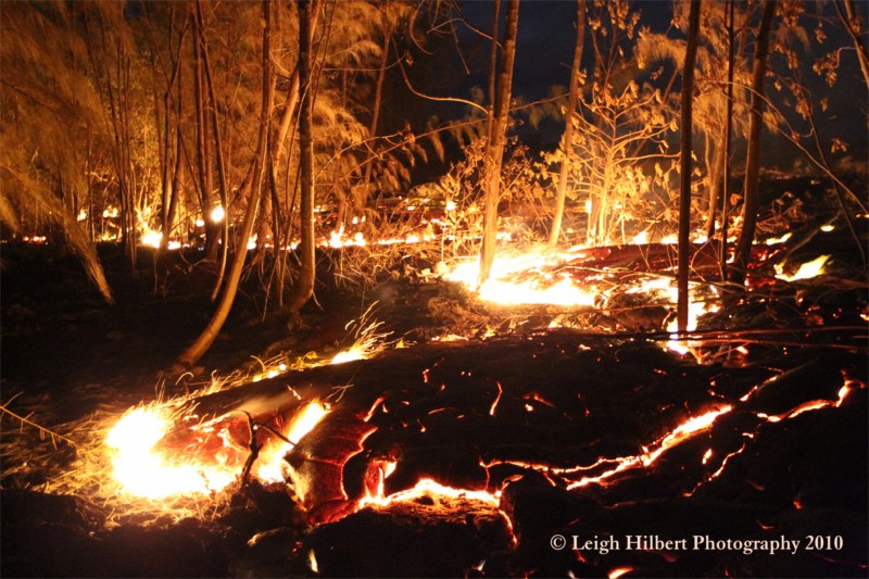 HAWAIIAN LAVA DAILY: Very broad and strong lava flow is expanding and ...