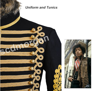 Uniform-and-Tunics: Hussars Military Jacket as worn by Jimi Hendrix