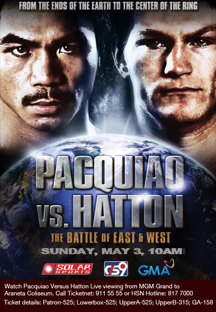 Watch here Manny Pacquiao vs. Ricky Hatton boxing match in live video ...