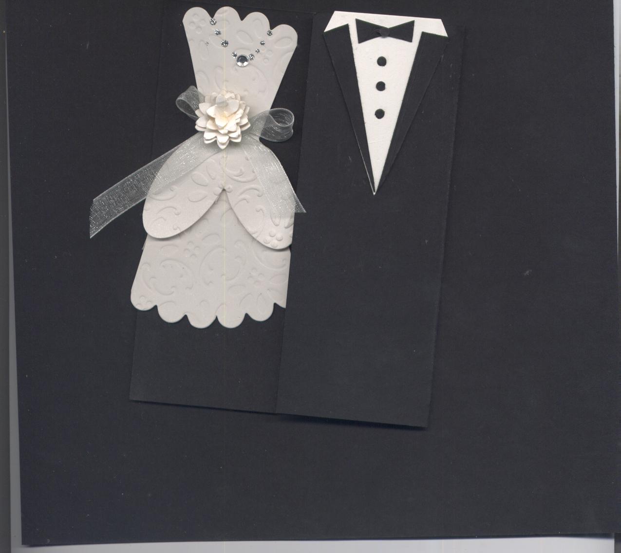 E-Stamperlyn: Bride & Groom Wedding card