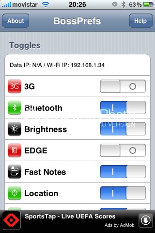 Mi iPhone: Cómo desactivar la conexión GPRS, EDGE y 3G