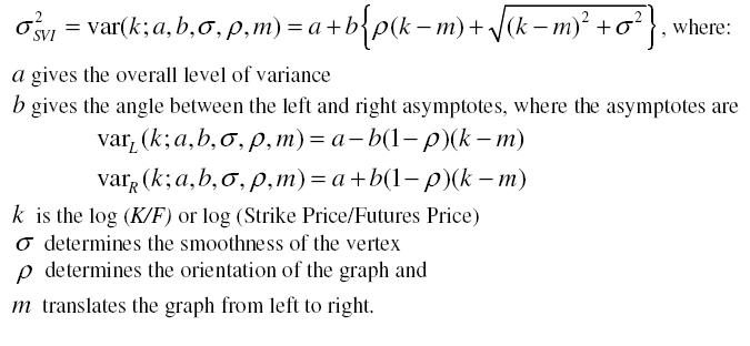 The Quantitative Fundamentalist: Gatheral's Stochastic Volatility Inspired (SVI) approach to ...