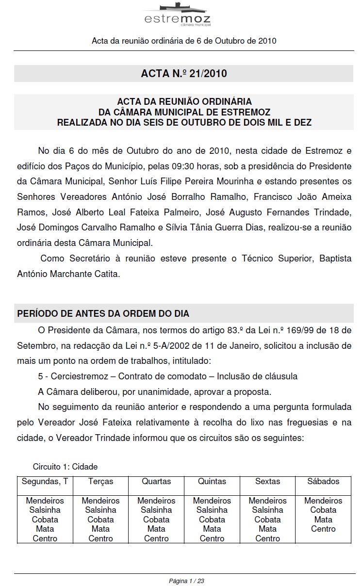 Ejemplo De Acta De Reunion