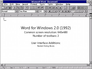 Byte News: A evolução gráfica do Microsoft Word