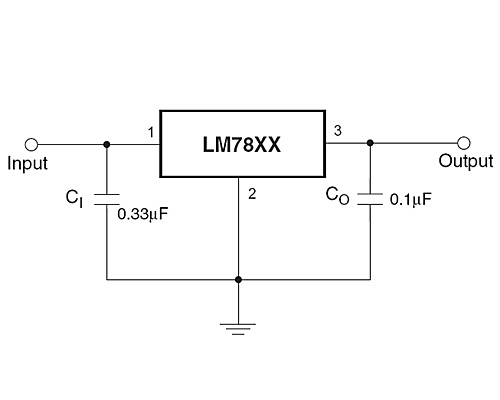 Picture Of Circuit Regulator With IC LM78XX And LM79XX | Picture of ...