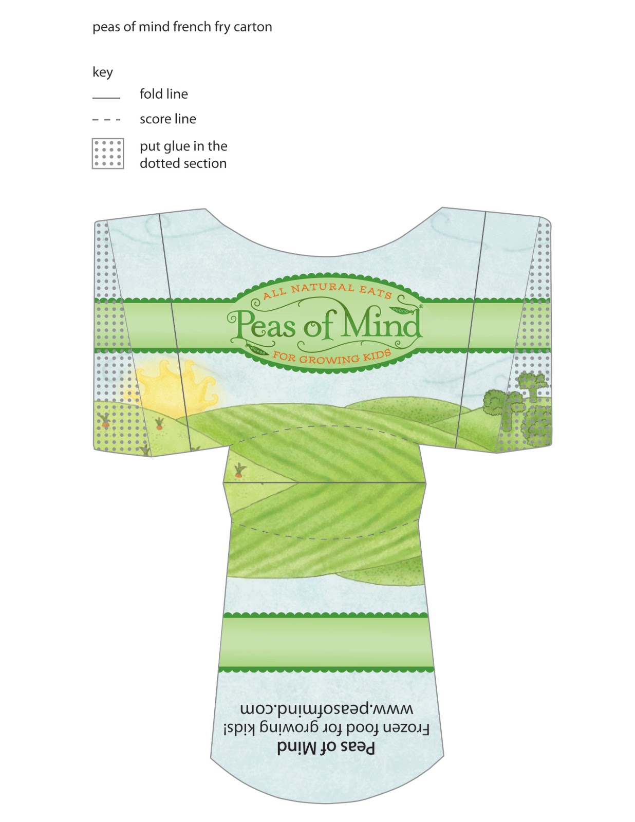 The Peas Perspective: Make Your Own Fry Carton!