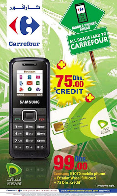 Deals and Discounts: Mobile Phone promotion at Carrefour