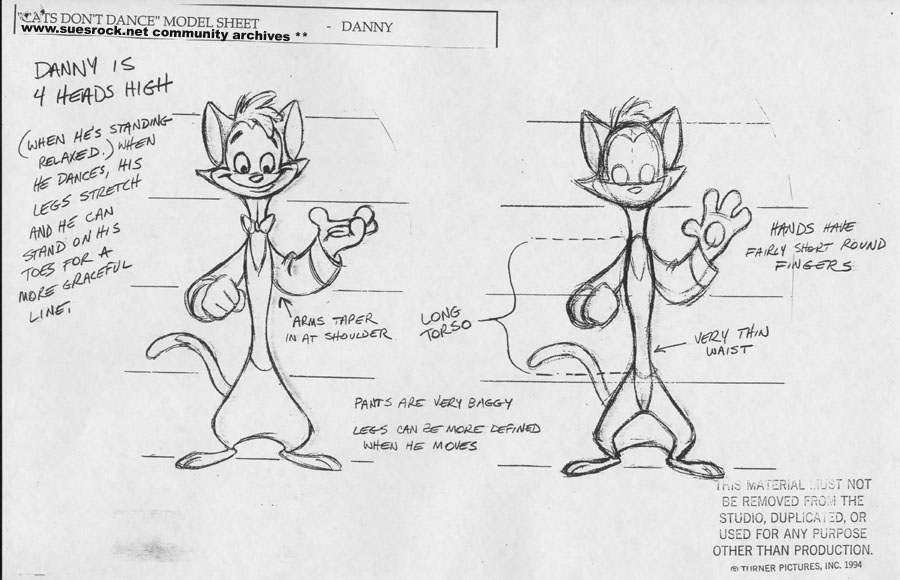 Living Lines Library: Cats Don't Dance - Characters: Danny