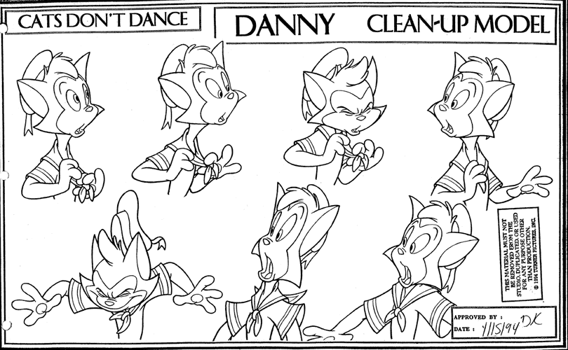 Living Lines Library: Cats Don't Dance - Characters: Danny