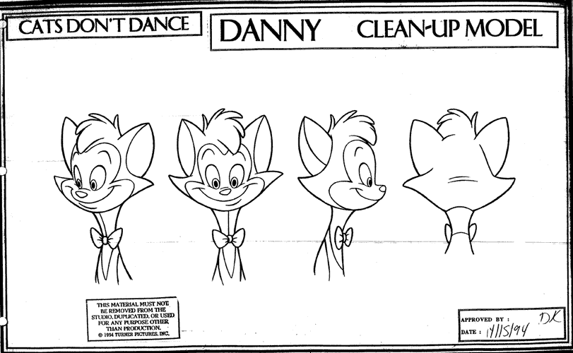 Living Lines Library: Cats Don't Dance - Characters: Danny