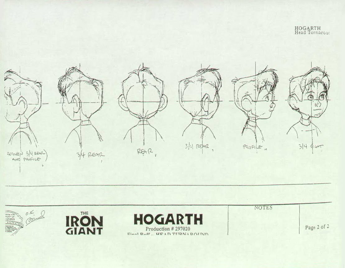 Living Lines Library: The Iron Giant - Character: Hogarth Hughes ...