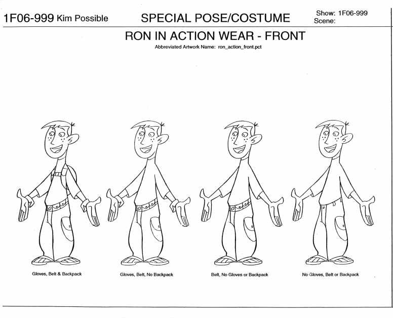Kim Possible Character Sheet