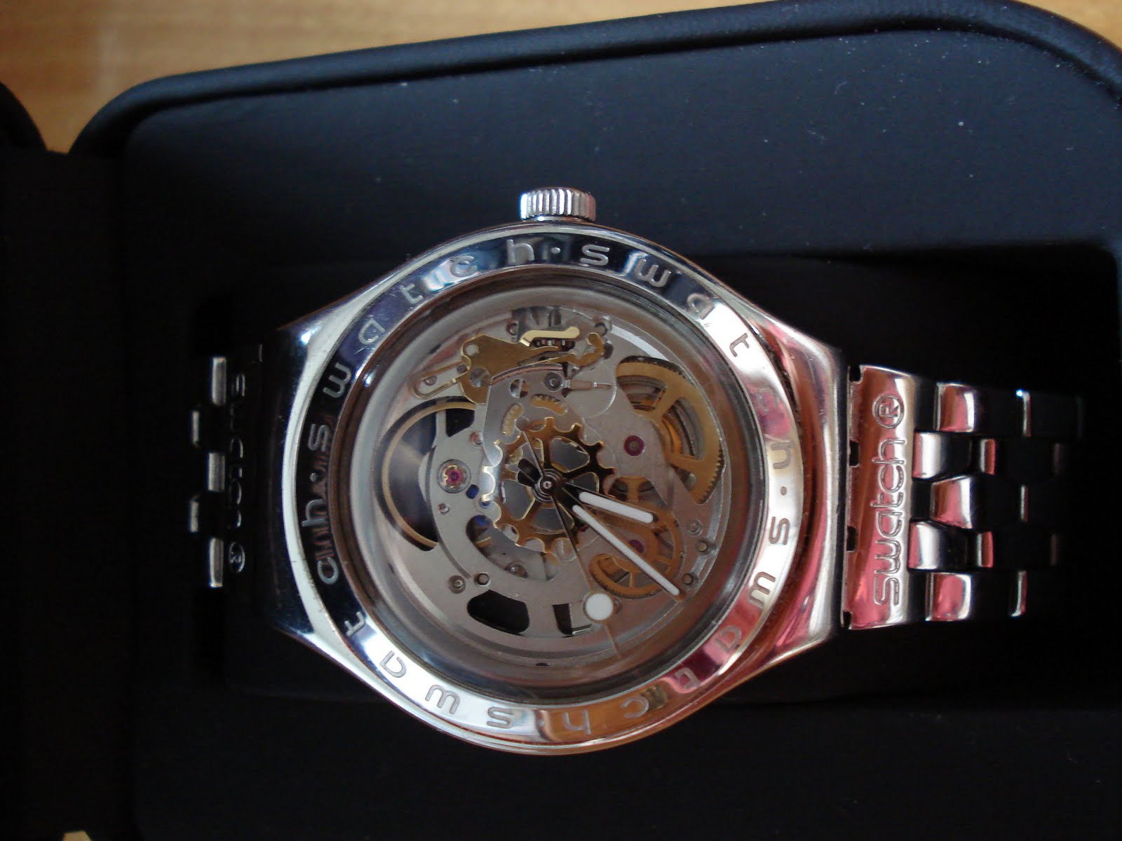unlimiteditemsinc: SWATCH BODY AND SOUL SKELETON WATCH. PRICE: BEST OFFER