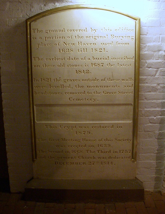 OTIS (Odd Things I've Seen): The New England Grimpendium: Center Church ...