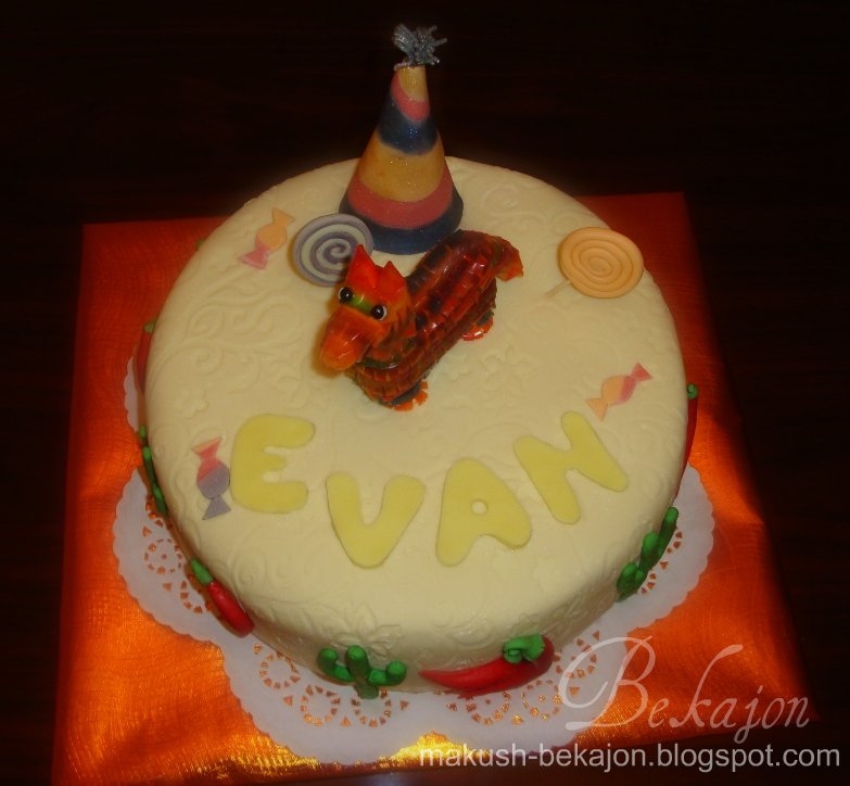 Bekajon - Хозяюшка: Fiesta mavzusidagi tort - Торт в теме Фиеста