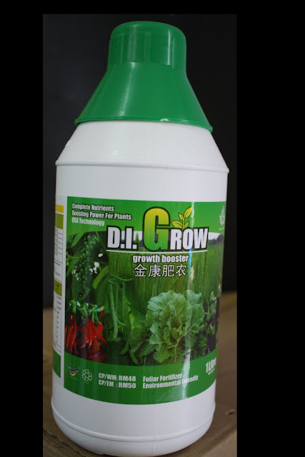 D.I. Grow Liquid Fertilizer - Growth Booster 250ml / 1 Liter / 4liter ...