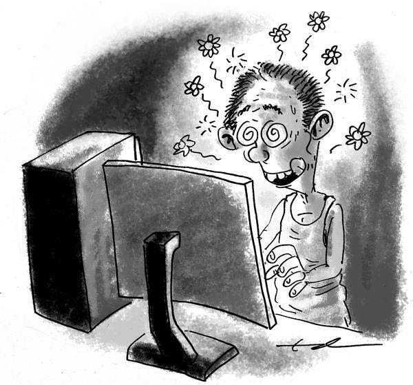 20 Tanda anda Mengalami Ketagihan Internet | Ukiran Cinta